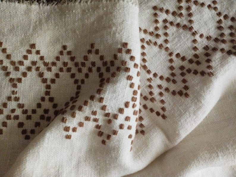 Hand Embroidered HOME DECOR (table or Throw), Made From Extra Heavy ...