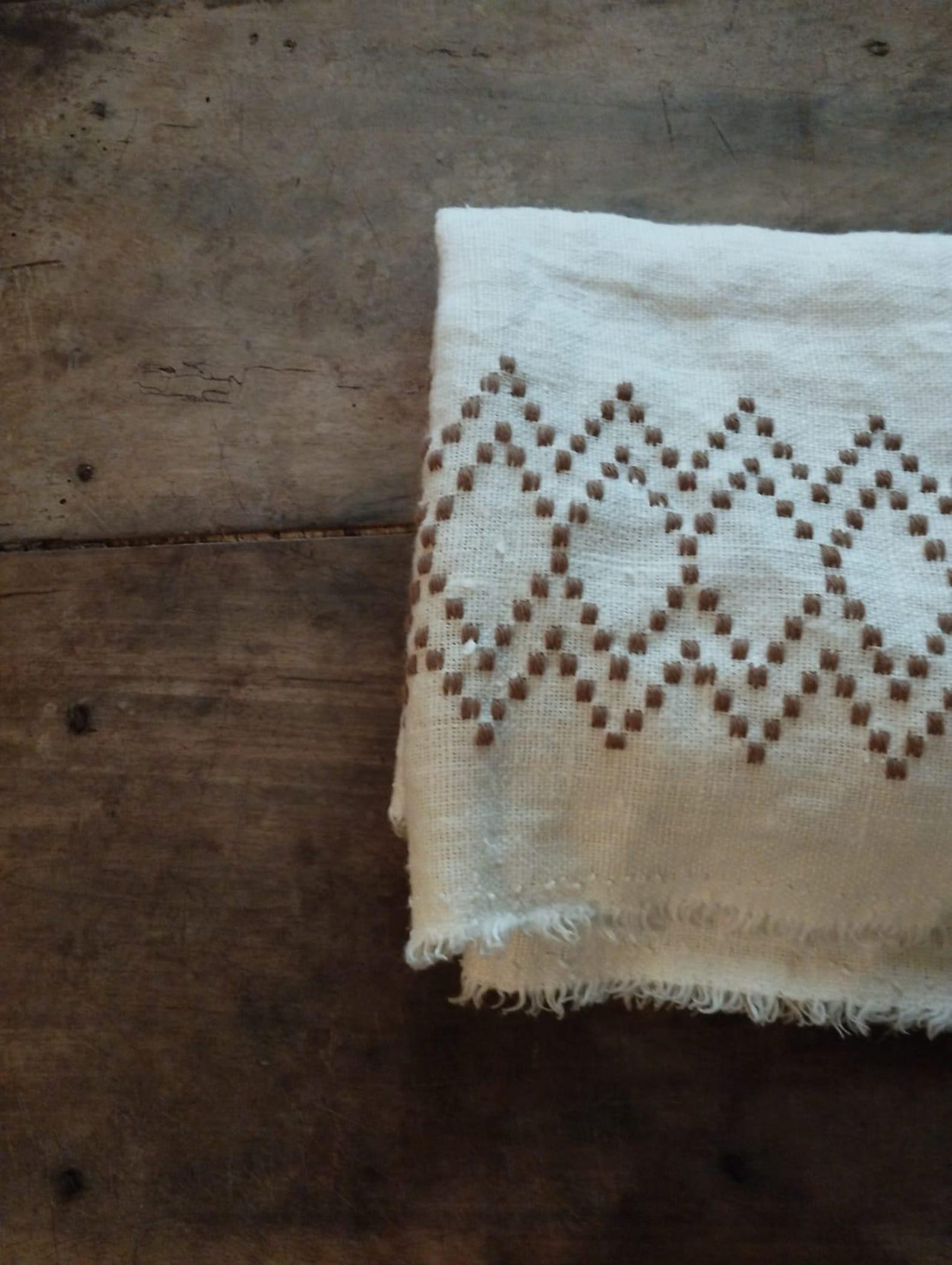 Hand Embroidered HOME DECOR (table or Throw), Made From Extra Heavy ...