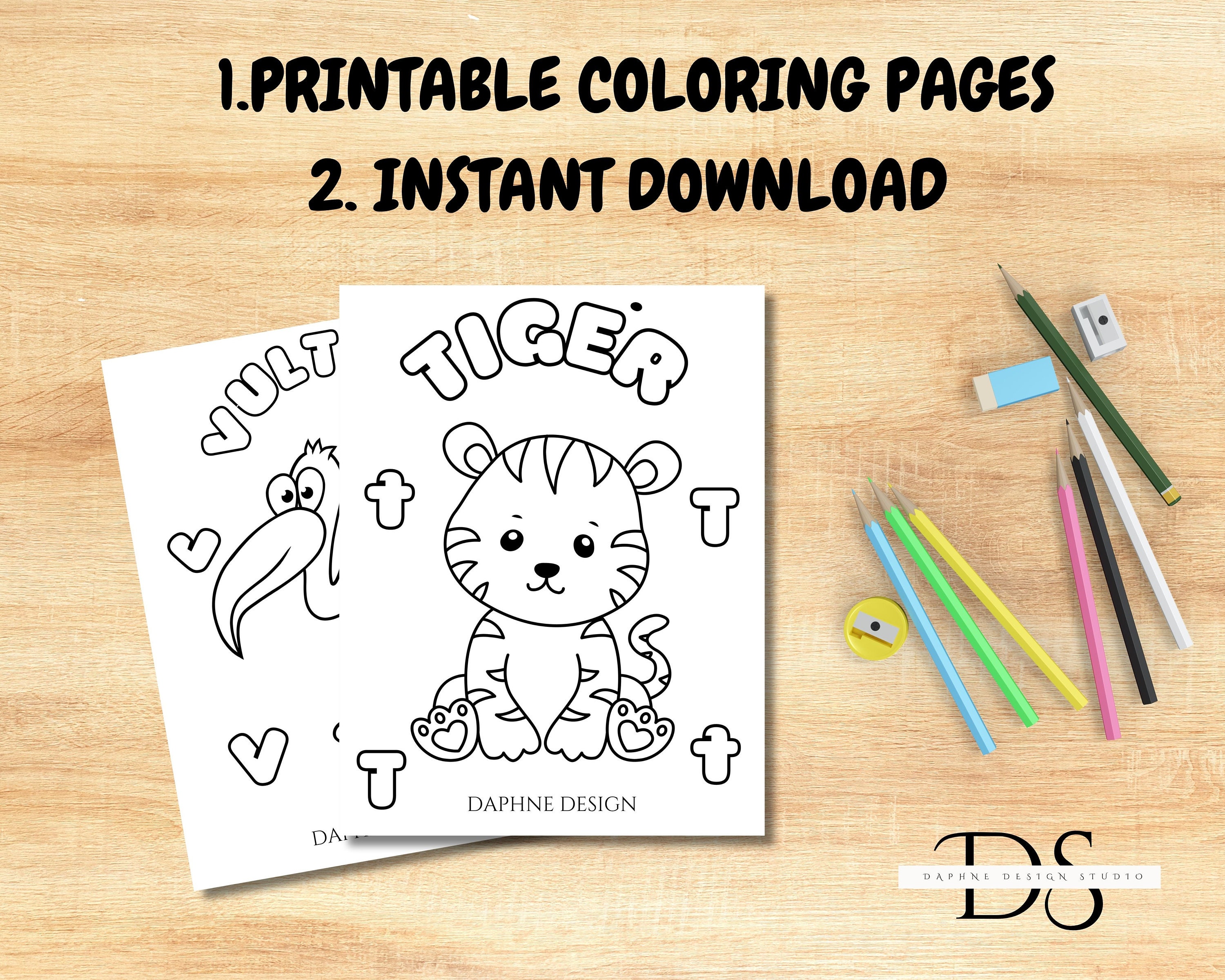 26 Alphabet Animal Coloring Pages,abc Coloring Page,homeschool ...