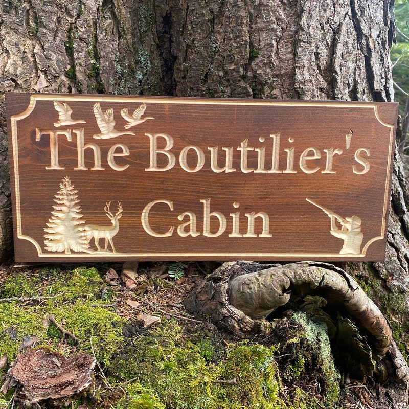Custom Cabin Signs - Etsy