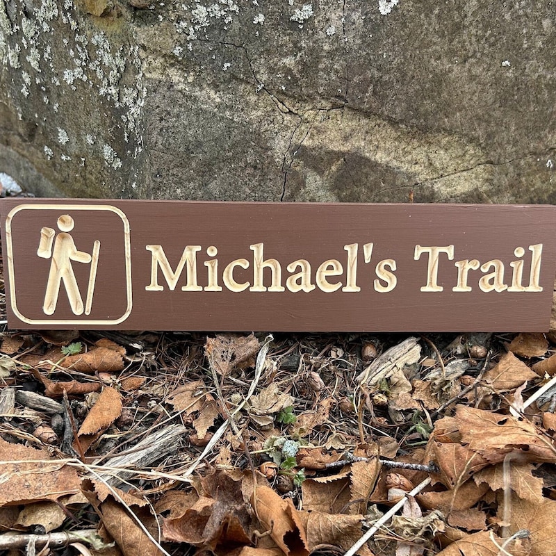 Custom Hiking Metal Sign - Etsy