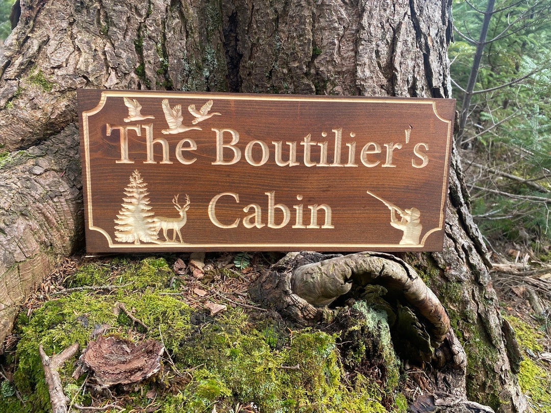 Custom Cabin Sign - Etsy