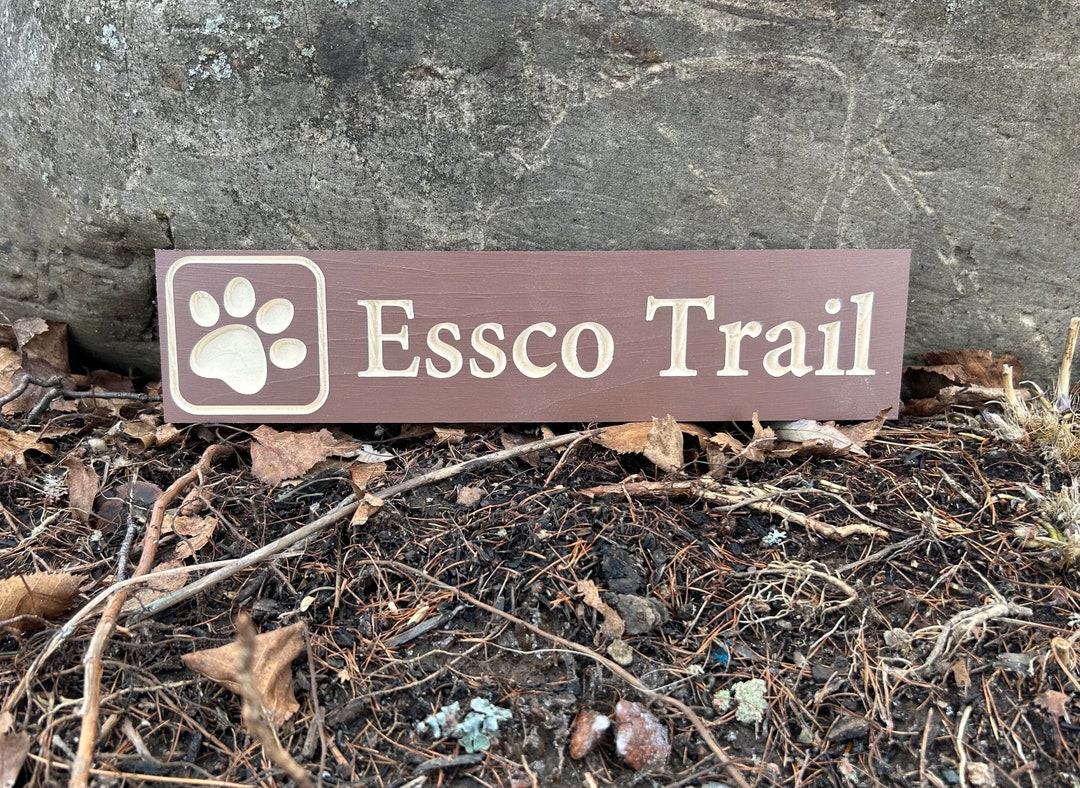Custom Animal Trail Sign - Etsy