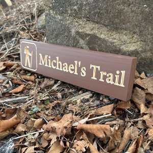 Custom Trail Sign - Etsy