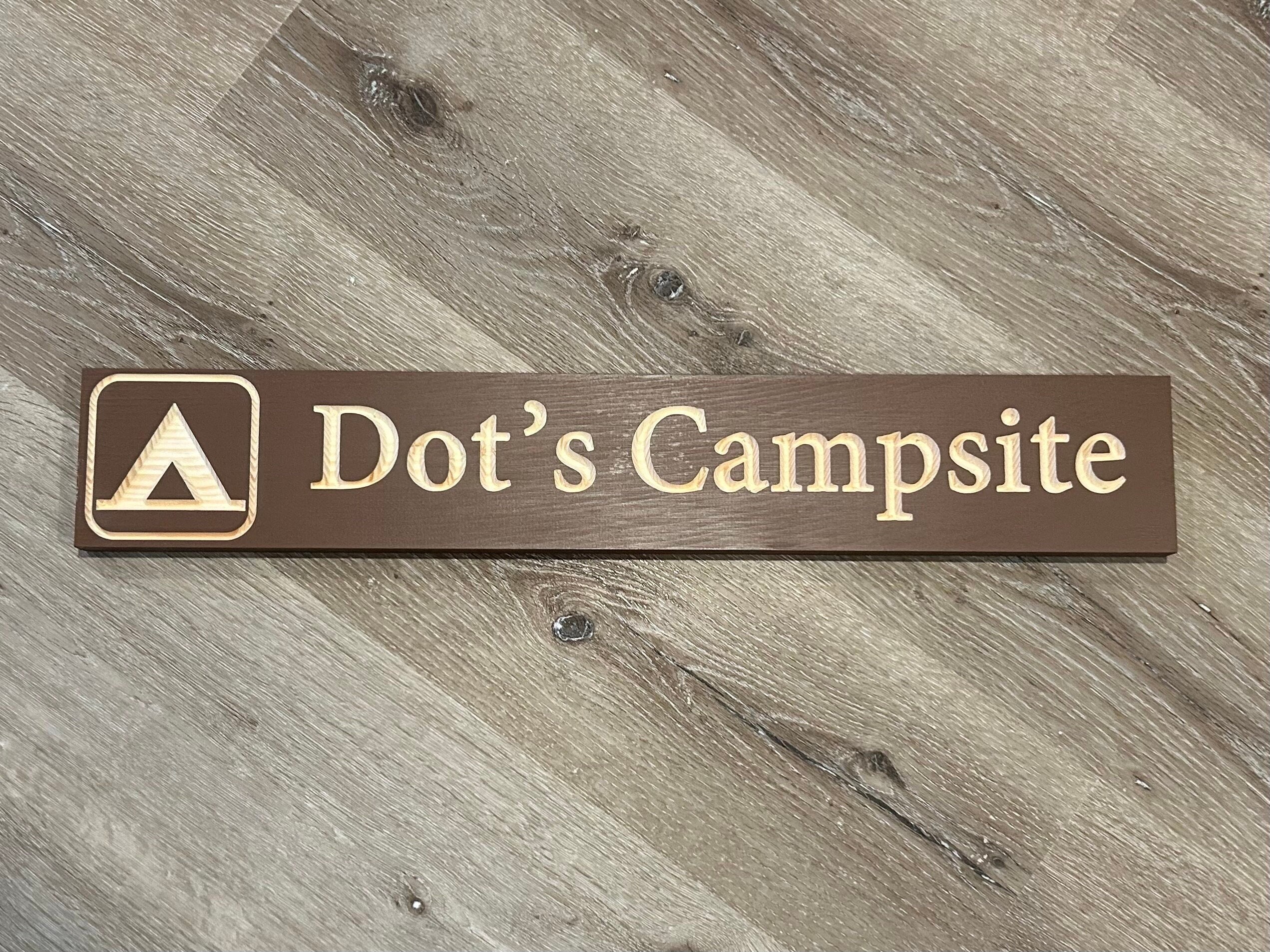 Custom Tent Trail Sign - Etsy