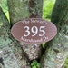 Personalized PVC Oval Address Sign - Etsy