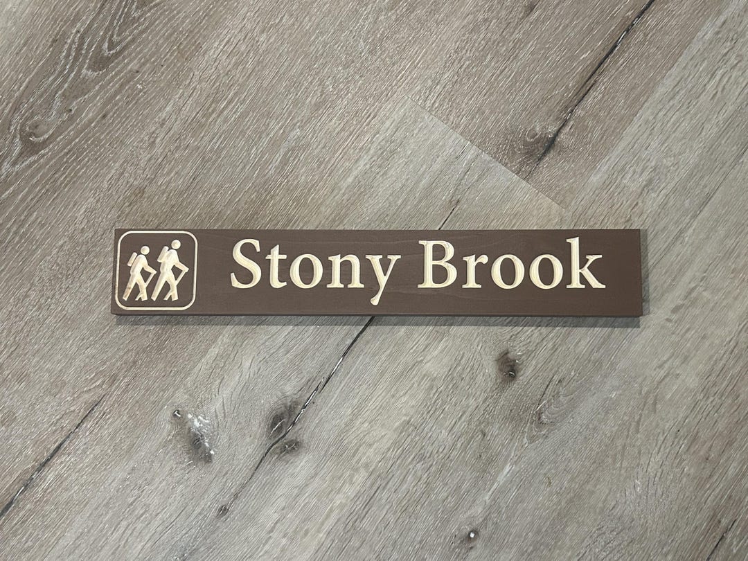 Custom Two Hiker Trail Sign - Etsy