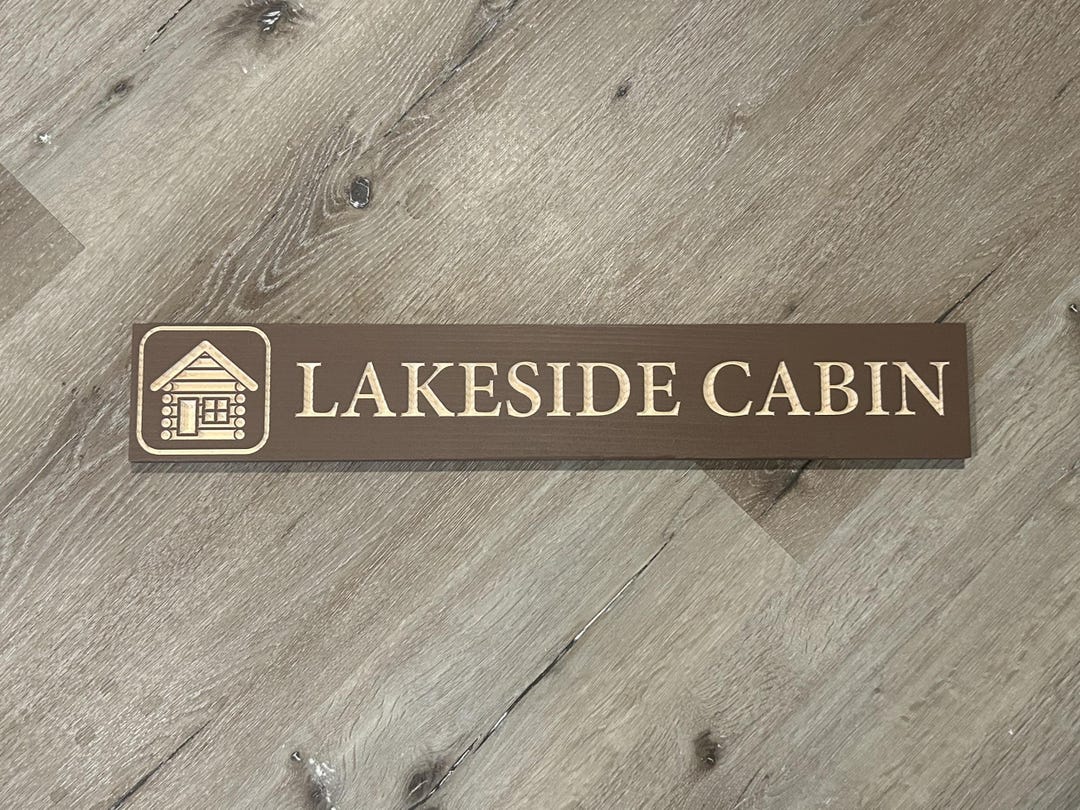 Custom Cabin Trail Sign - Etsy