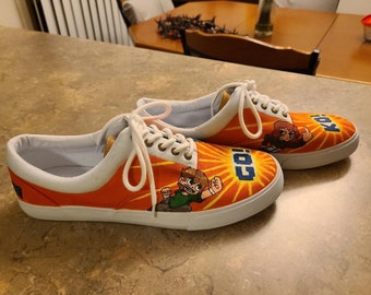 Custom Designed Cartoon/animation Hand-painted Shoes - Etsy