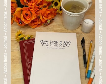 5 Year Journal One Line a Day Minimalist Memory Keeper - Etsy