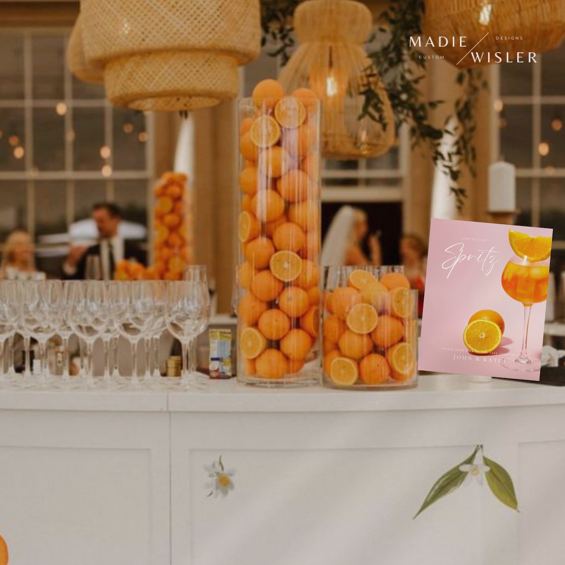 Aperol Spritz Sign Spritz Sign Bar Cart Signature - Etsy