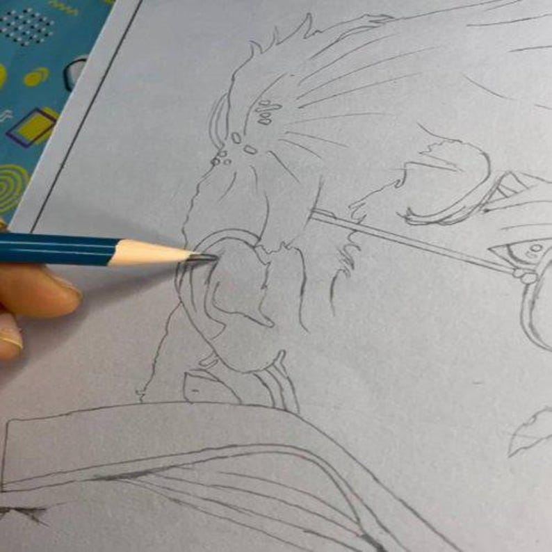 Digital Sketch Art Hand Drawn Pencil Portrait Drawing From Photo ...