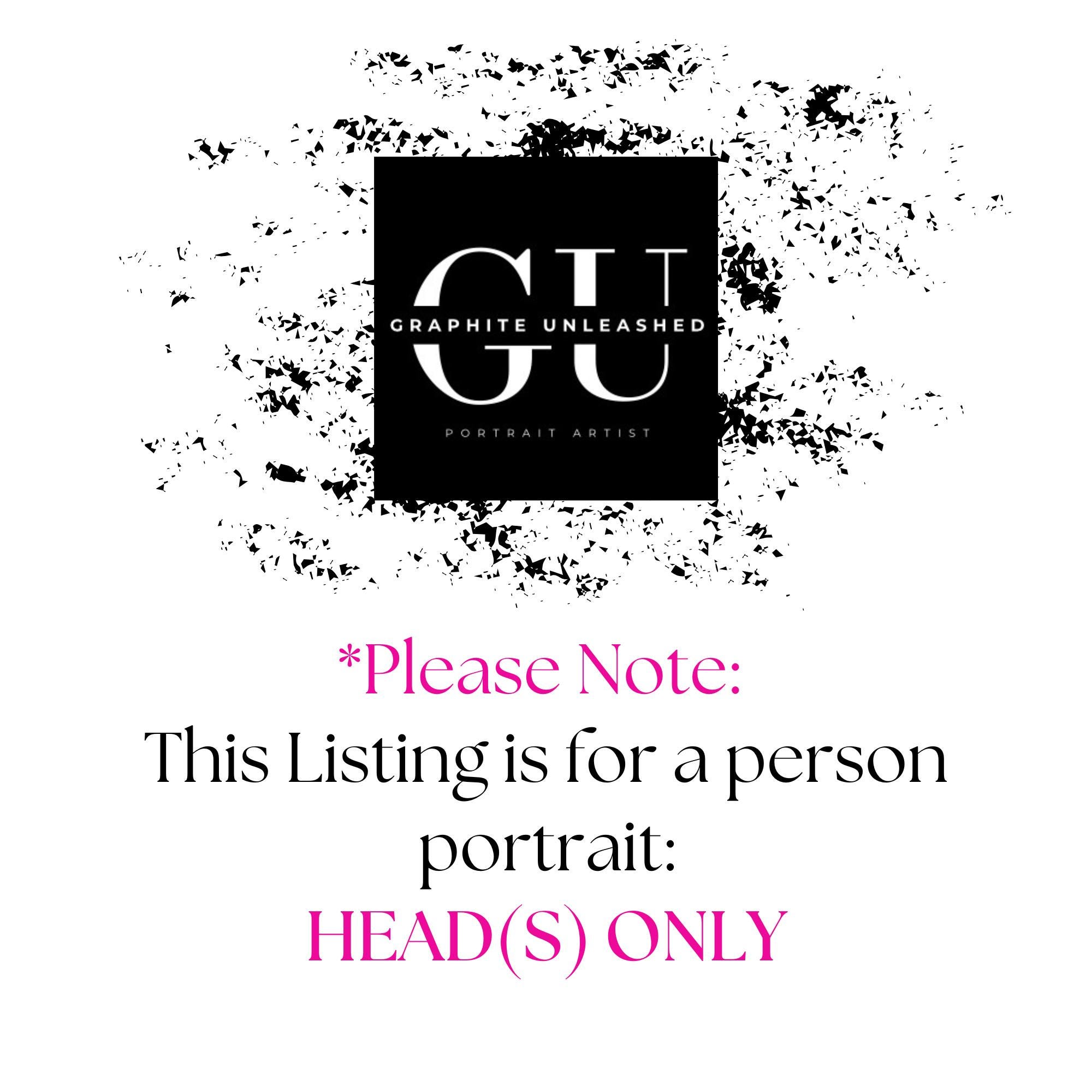 Custom Person Portrait, Person Drawing, Custom Portrait Drawing, Hand ...