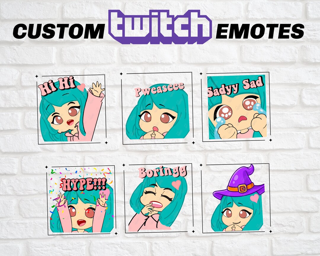 3x Custom Twitch Emotes - Etsy