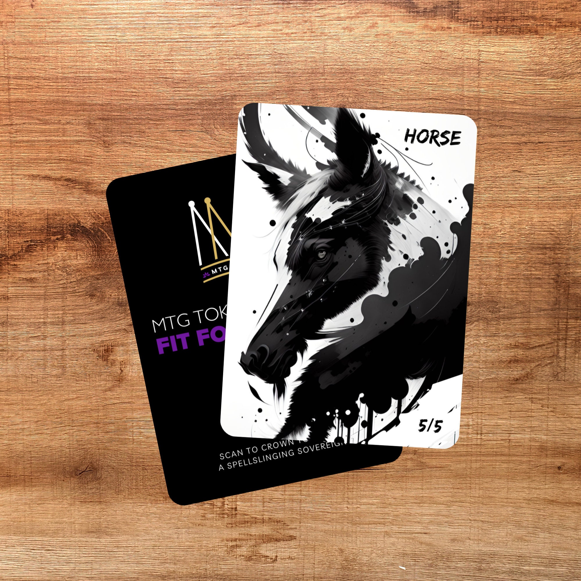 X5 Horse Tokens for Magic the Gathering MTG Tokens - Etsy