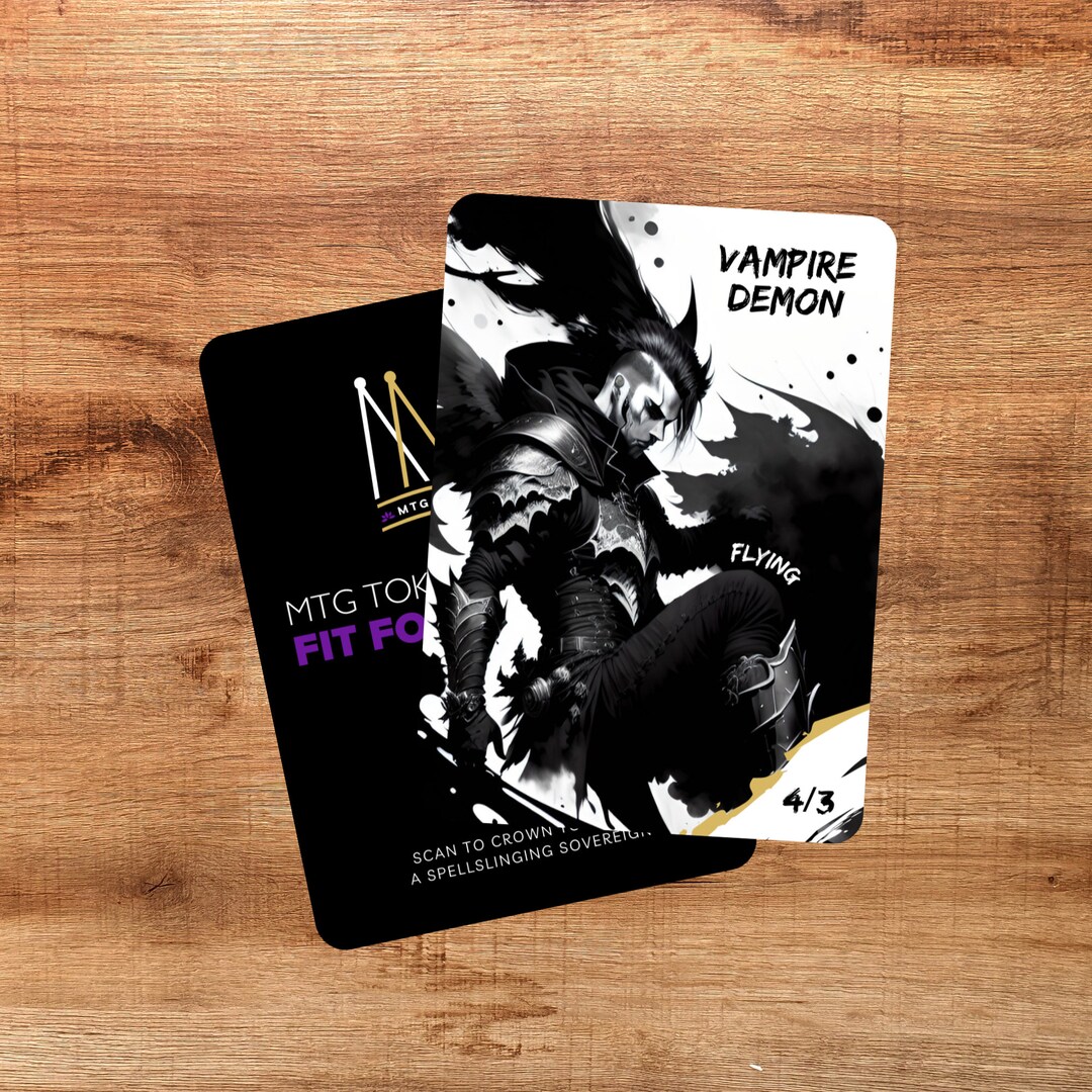 X5 Vampire Demon Tokens for Magic the Gathering MTG Tokens - Etsy