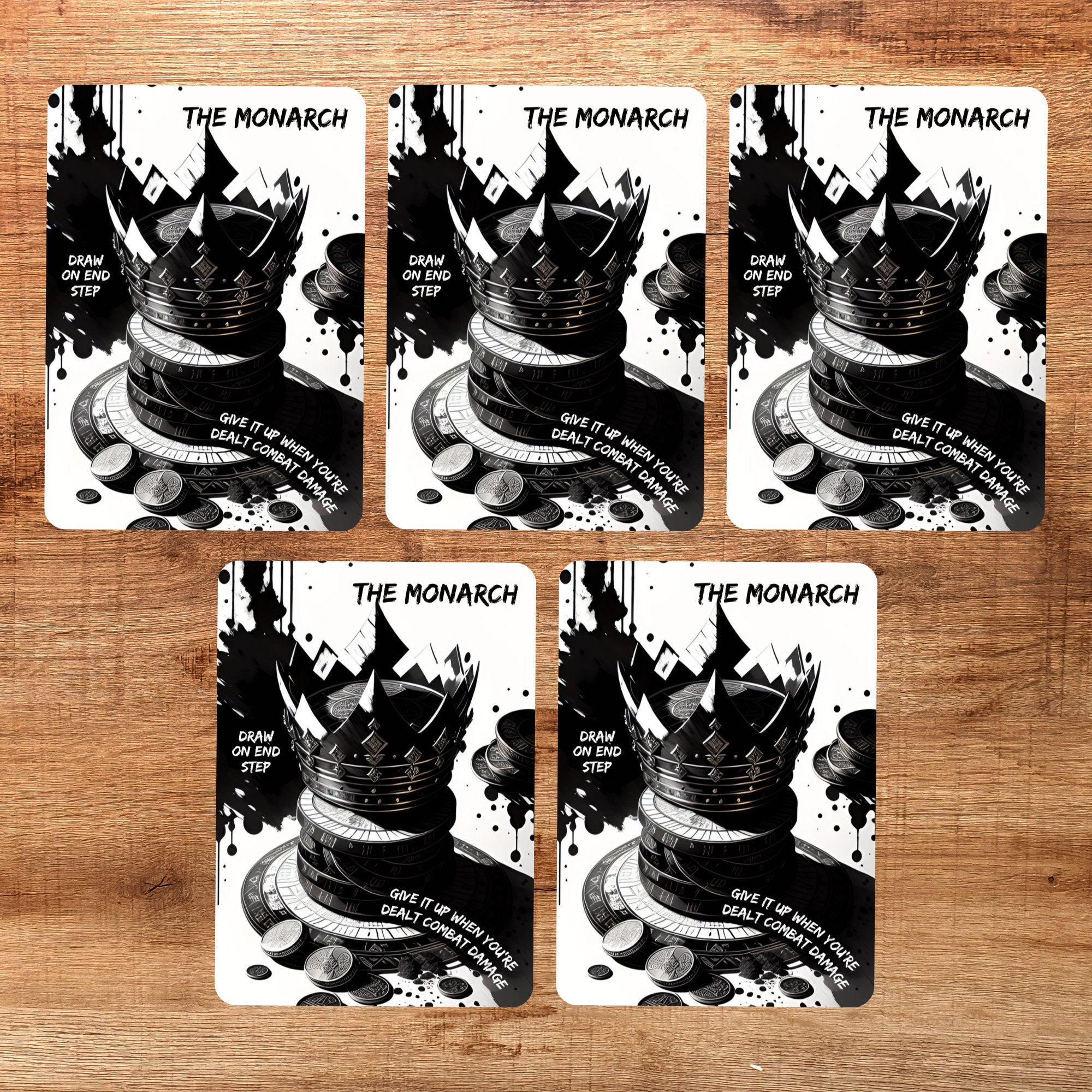 X5 Monarch Tokens for Magic the Gathering MTG Tokens - Etsy