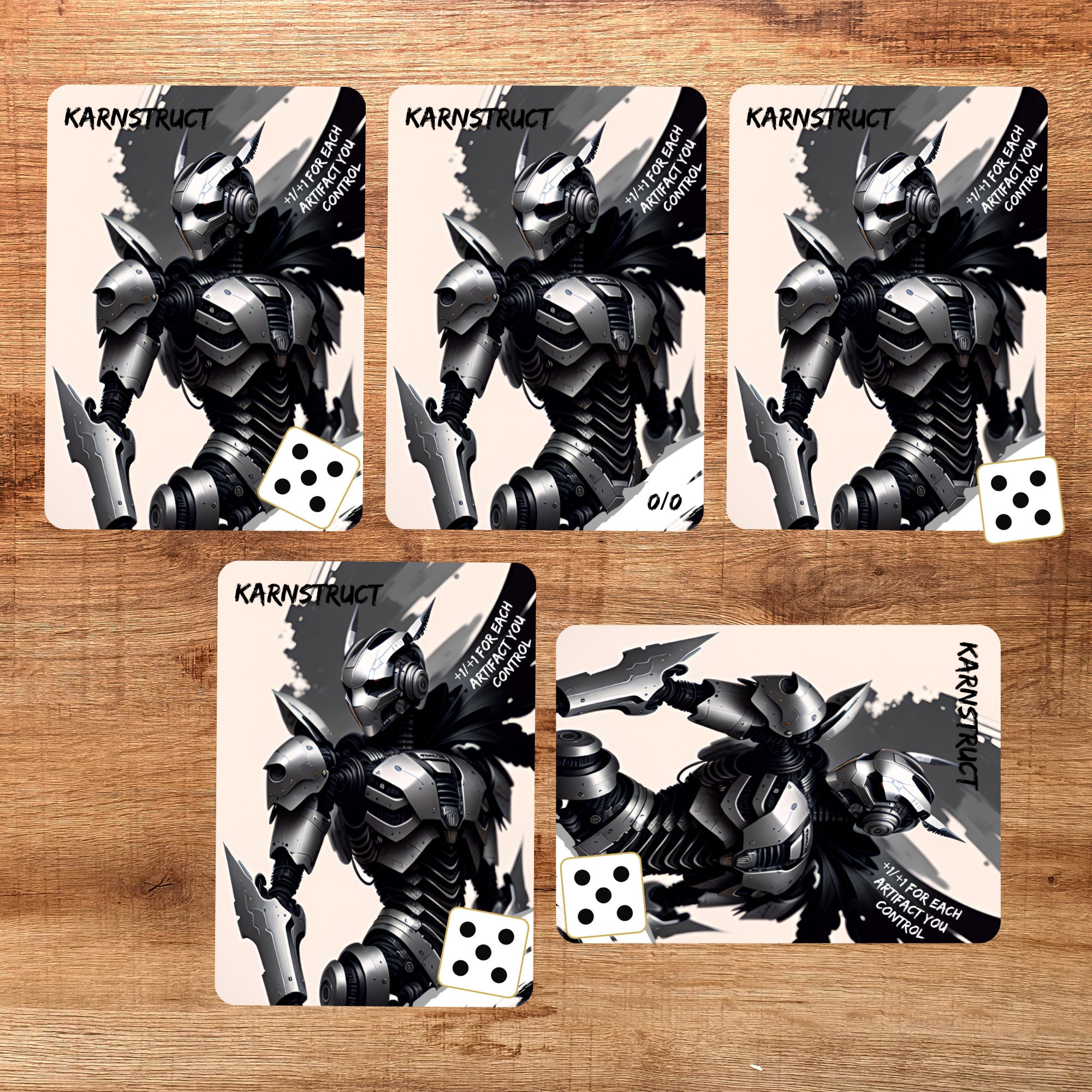 X5 Construct karnstruct Tokens for Magic the Gathering MTG Tokens - Etsy