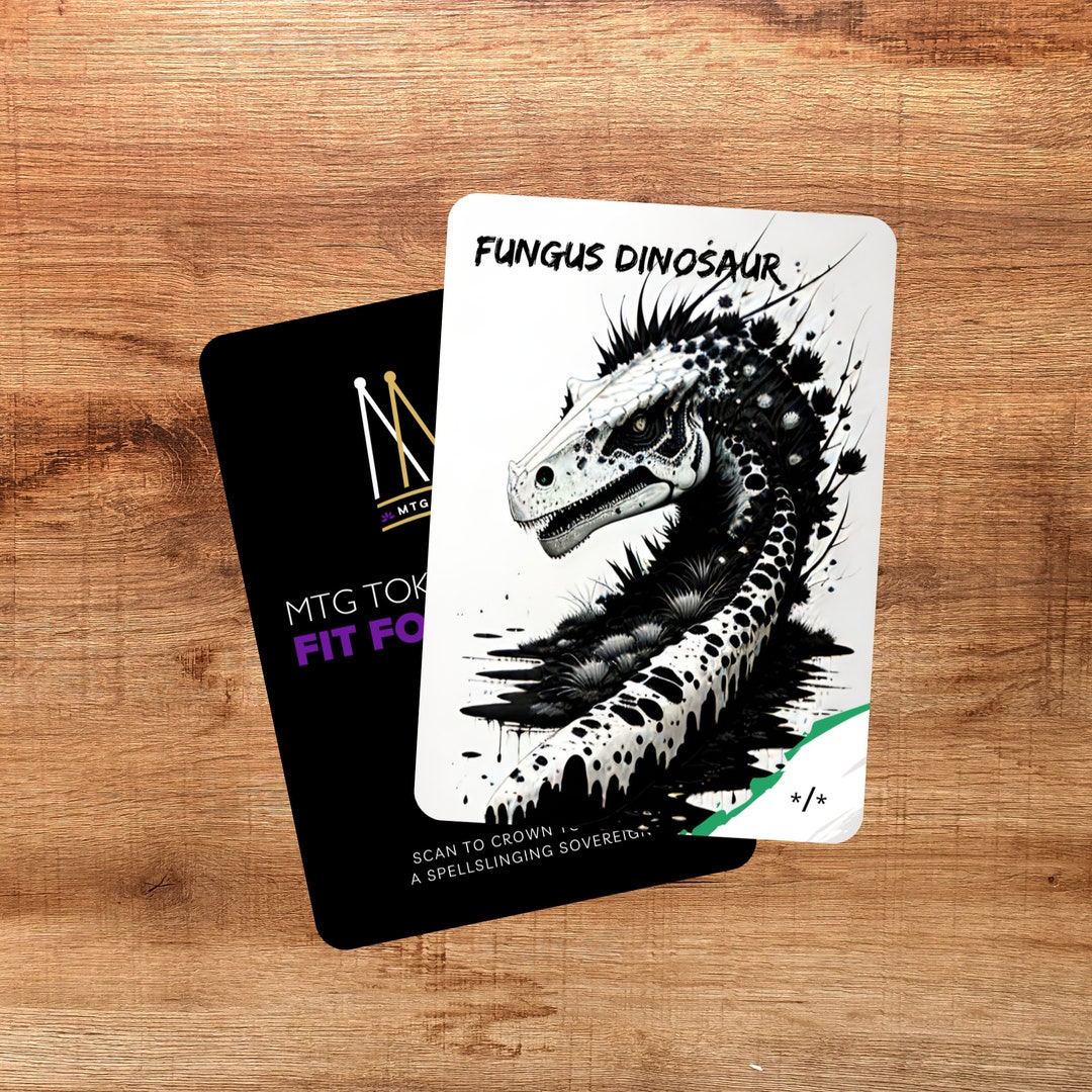X5 Fungus Dinosaur Tokens for Magic the Gathering MTG Tokens - Etsy