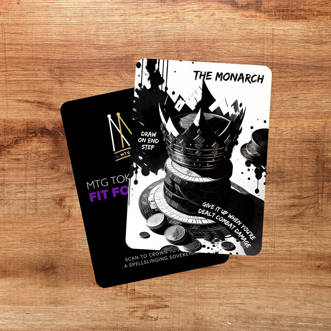 X5 Monarch Tokens for Magic the Gathering MTG Tokens - Etsy