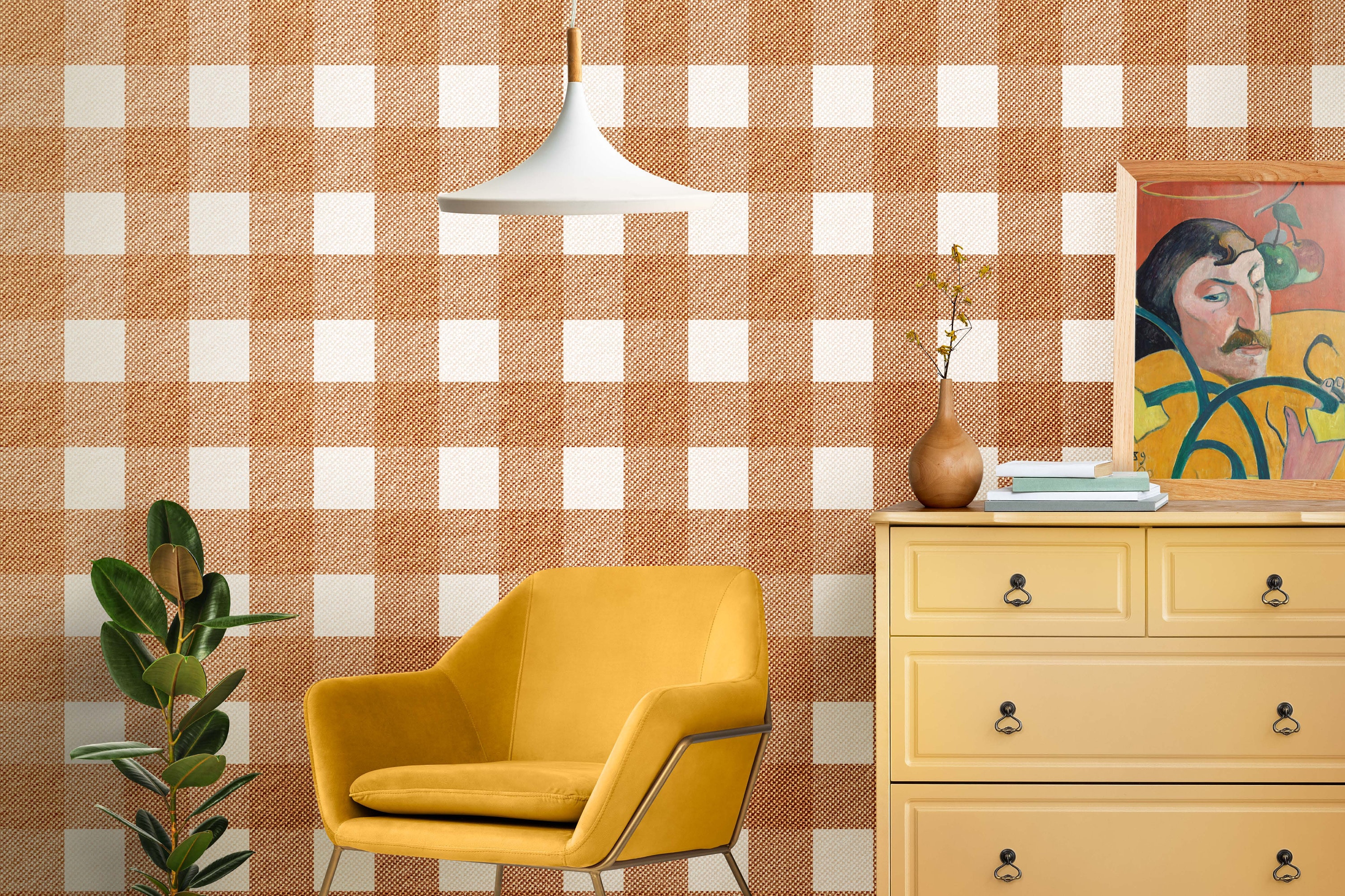 Pastel Linen Textured Gingham Patterns - Etsy