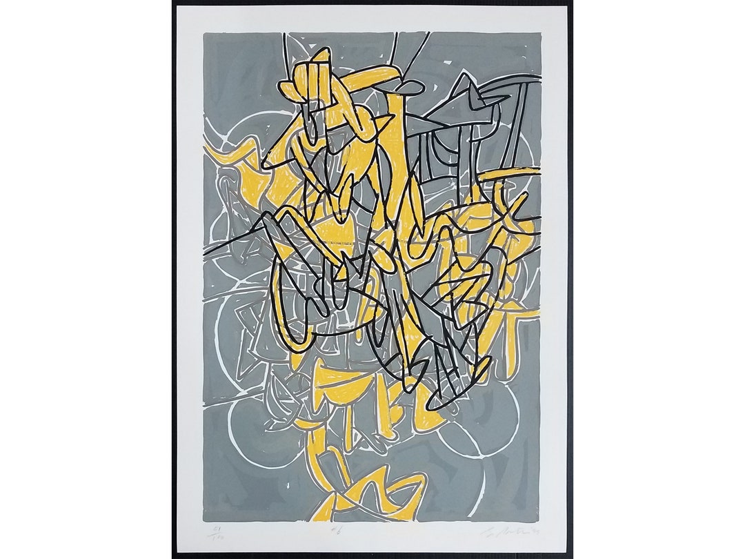 Bruce Porter Bayard Series #6 Signed Serigraph of 100 Abstract 1999 ...
