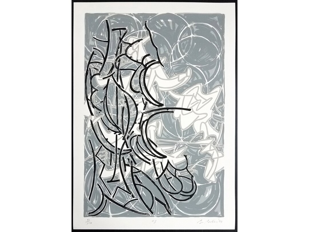 Bruce Porter Bayard Series #3 Signed Serigraph of 100 Abstract 1999 ...