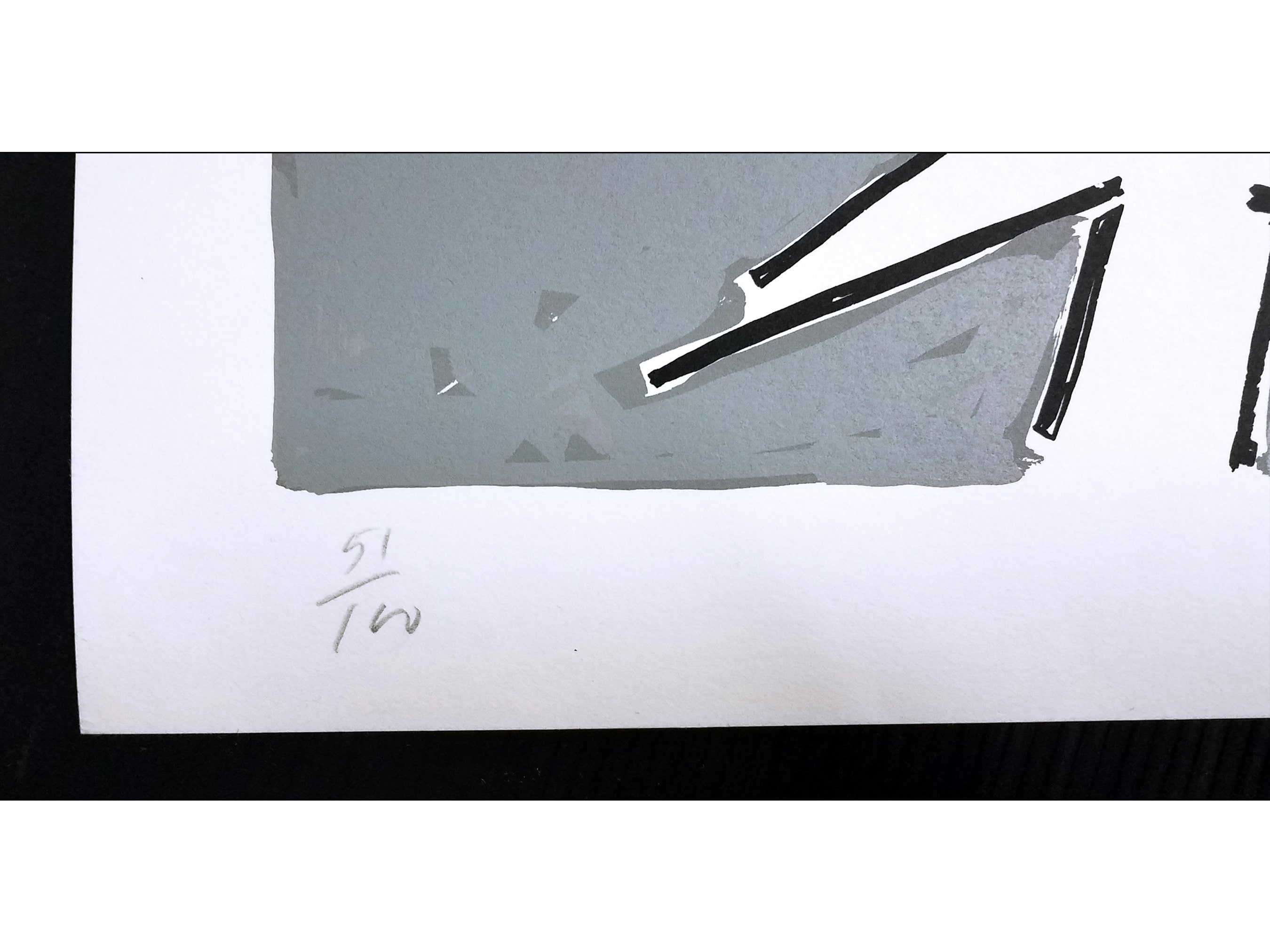 Bruce Porter Bayard Series #1 Signed Serigraph of 100 Abstract 1999 ...