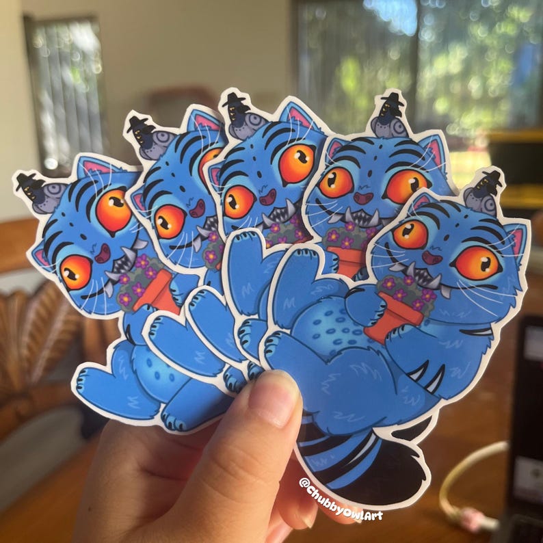 K-pop | Demon Hunters' Derpy Tiger and Sussie Bird Sticker - Etsy