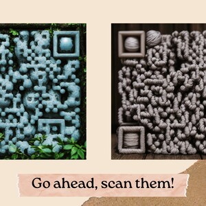 Custom QR Code Art - Photorealistic - Etsy