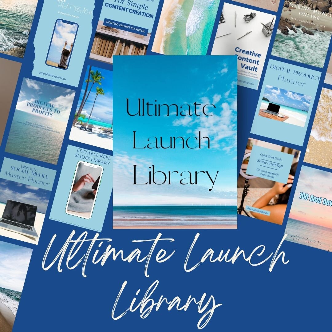 The Ultimate Launch Library:10 Done for You Digital Marketing Bundle ...
