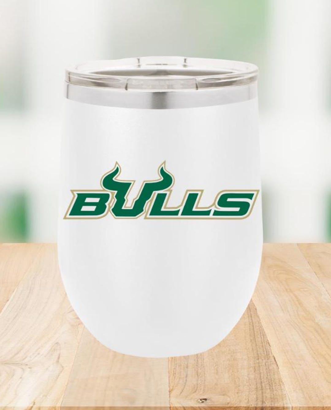 USF Bulls Wine Tumbler, 12oz Insulated Cup for Wine Lovers, USF Bulls ...