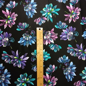 Benartex Xanadu Mystic Floral Print, 100% Cotton - Etsy