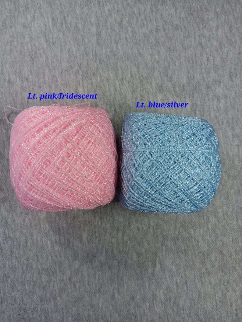 Crystal Metallic Yarn, Knitting/crochet, 100grs per Spool - Etsy