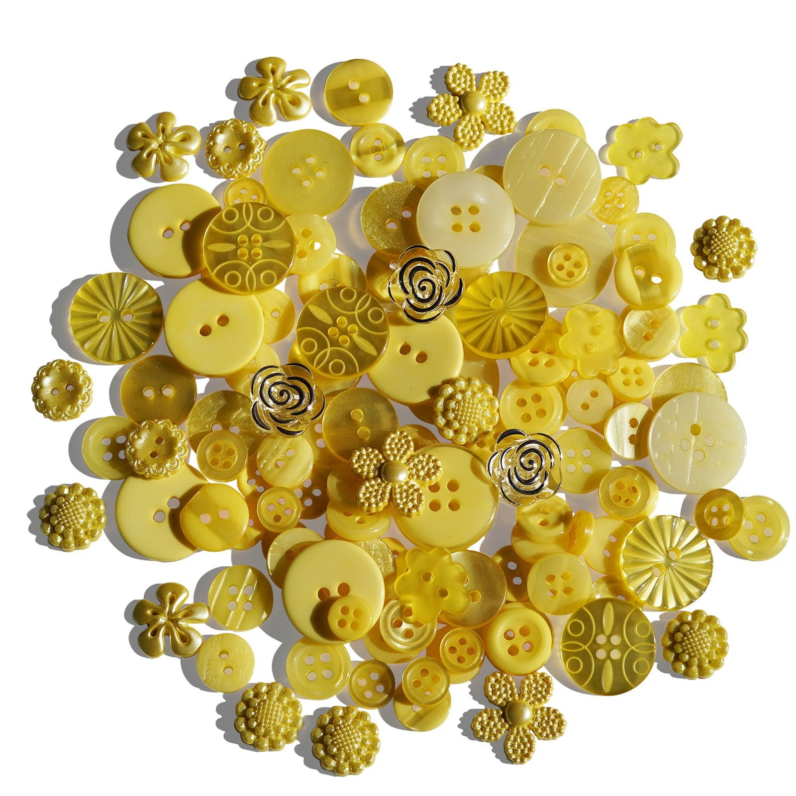 Treasure Box Multi Sizes Color Buttons, 100 Pcs Box - Etsy