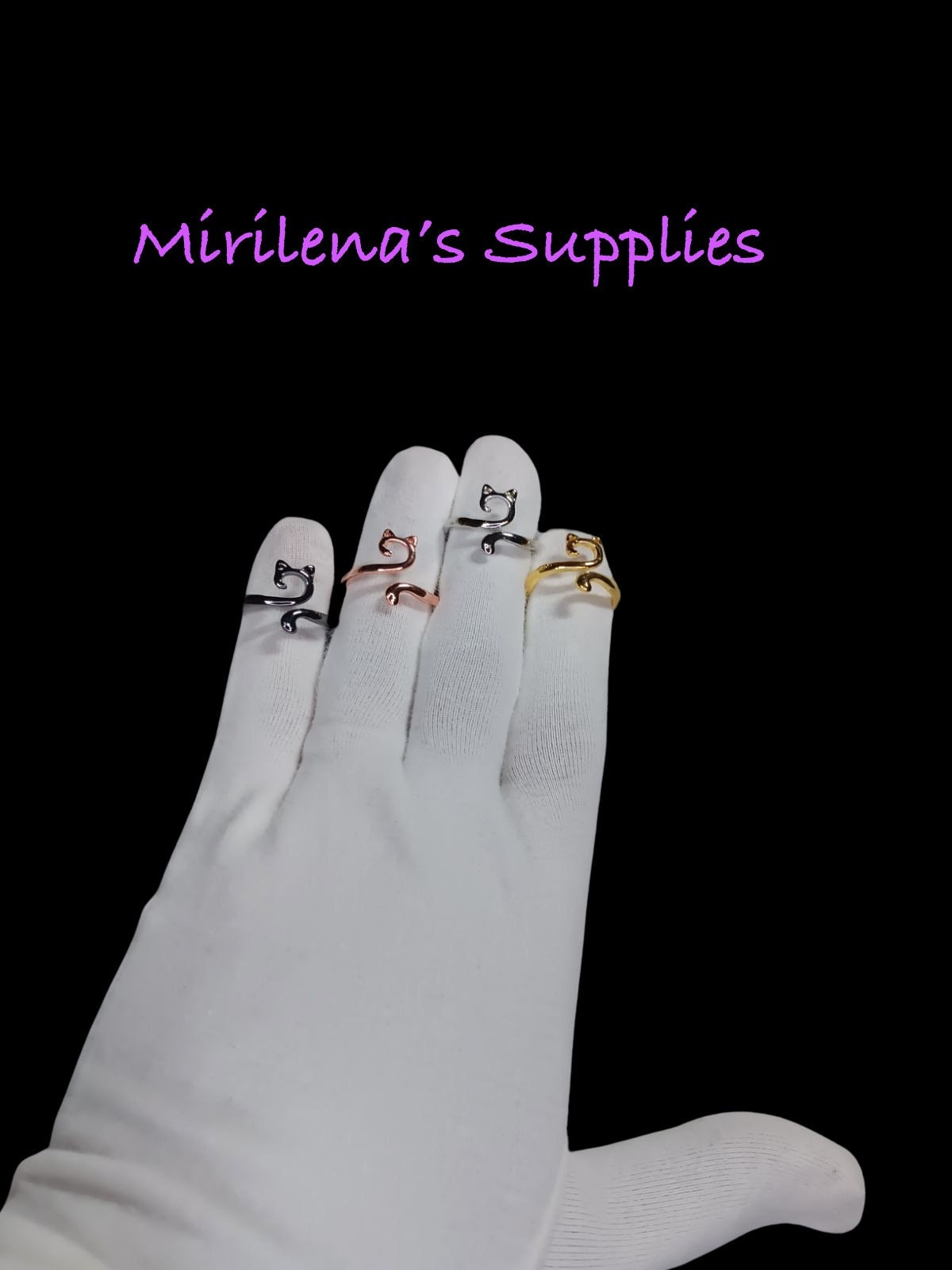 Adjustable Tension Crochet/knitting Rings Kitty, Sells by One - Etsy