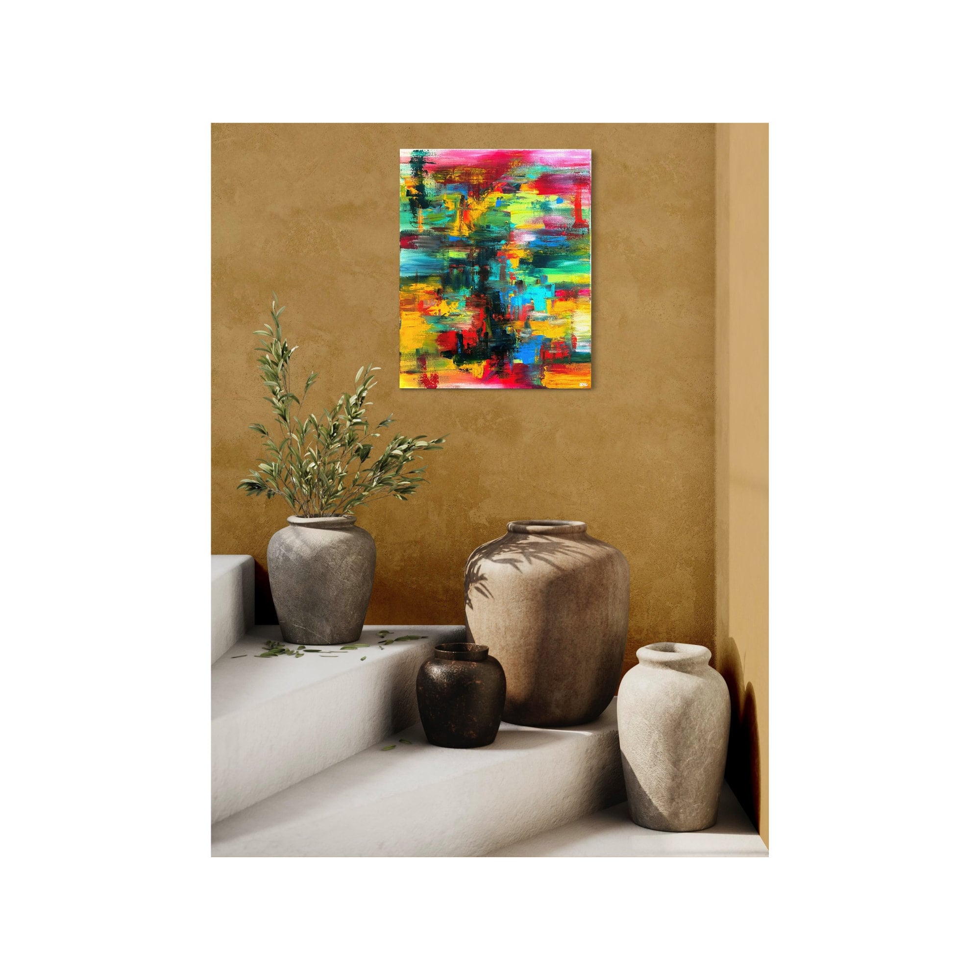 16x20 Wall Art Acrylic Painting Abstract Canvas Original - Etsy