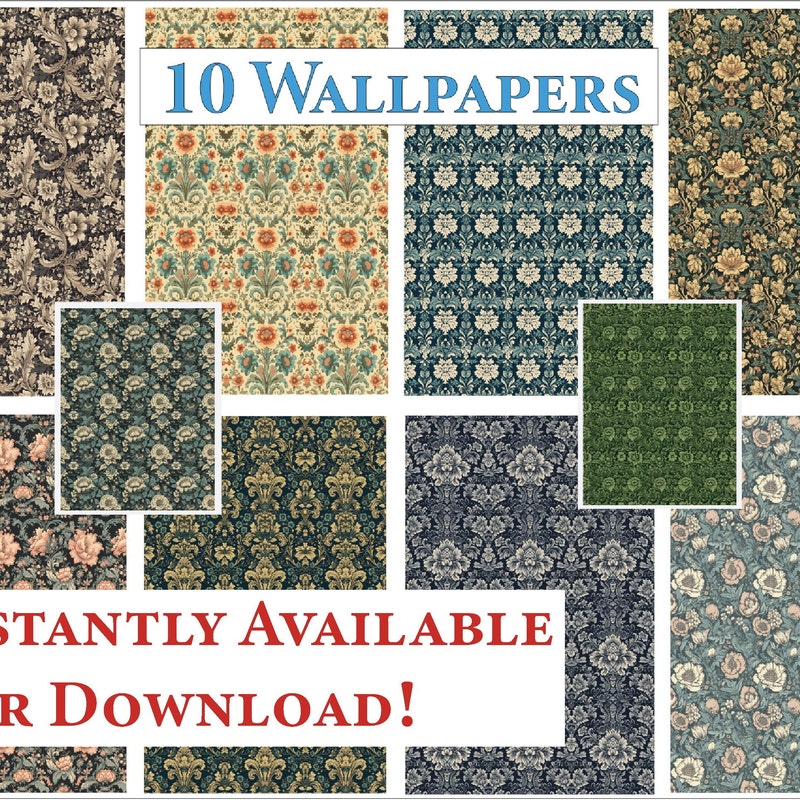 Dollhouse Wallpaper - Etsy