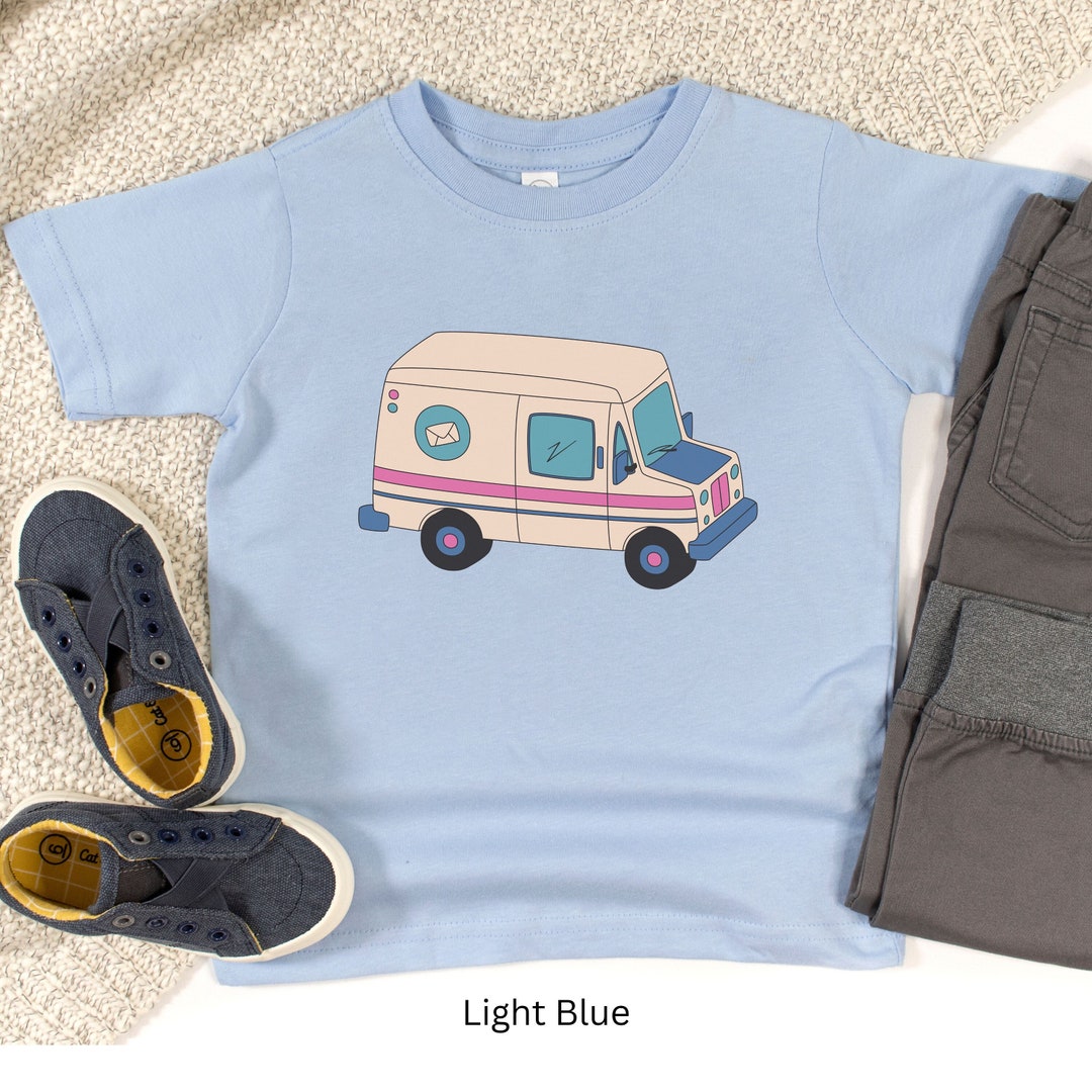 Toddler Mail Truck T-shirt, Kids Mail Truck T Shirt, Postal Truck Tee ...