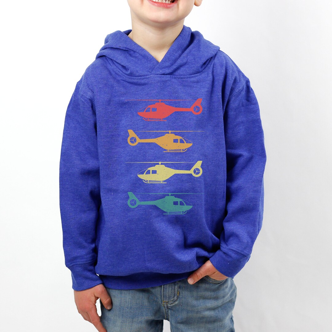 Toddler Helicopter Hoodie, Kids Helicopter Sweatshirt, Helicopter ...