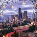 Seattle Skyline Sunset Photo: Extra Large Cityscape Wall Print (digital ...