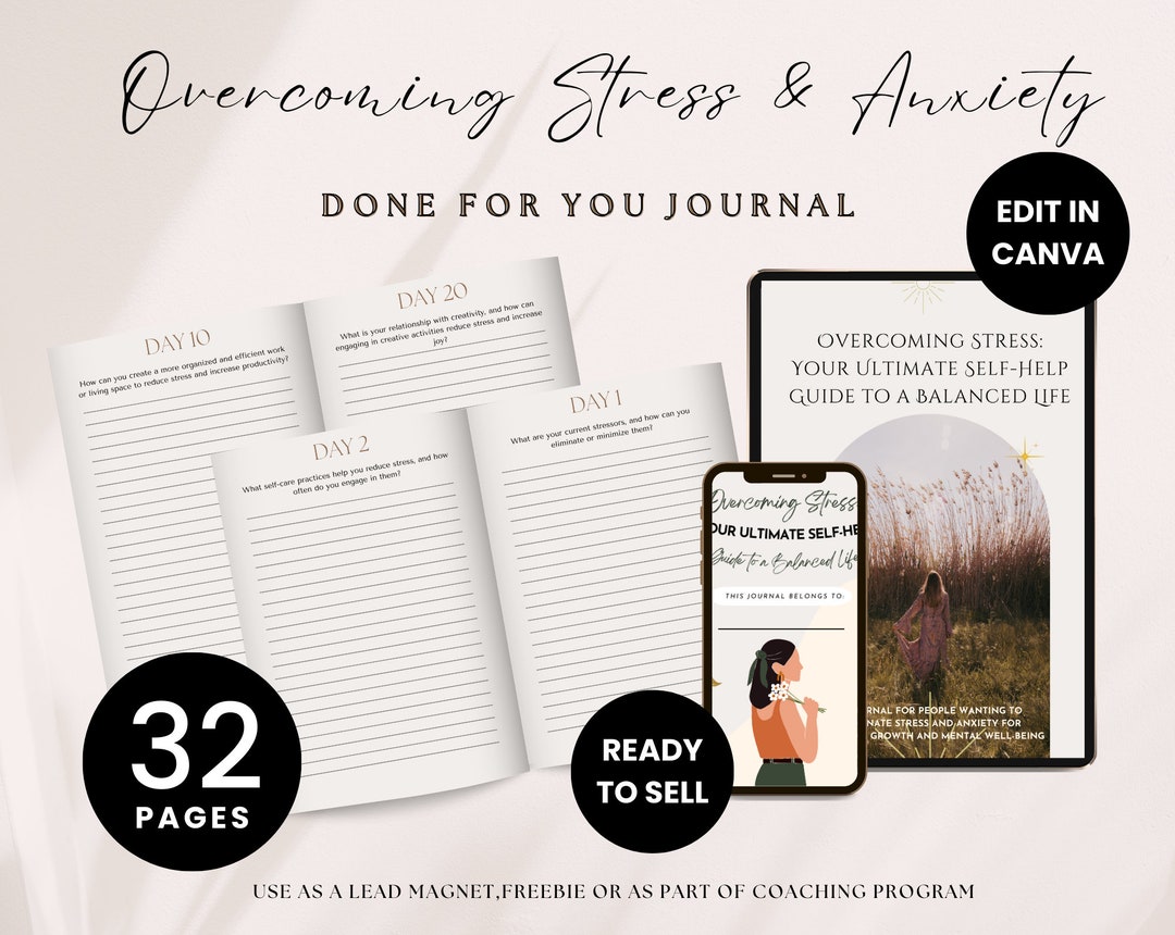 Overcoming Stress: Your Ultimate Self-help Guide to a Balanced - Etsy