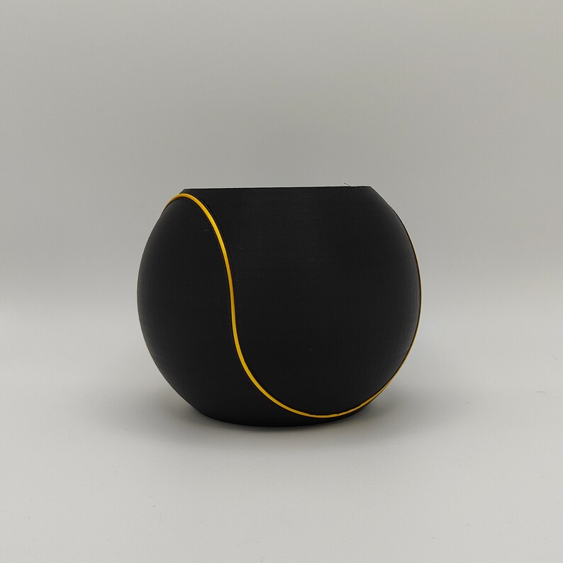 Padel Tennis Ball Style Planter Pot Indoor Decoration Padel Store Matte ...