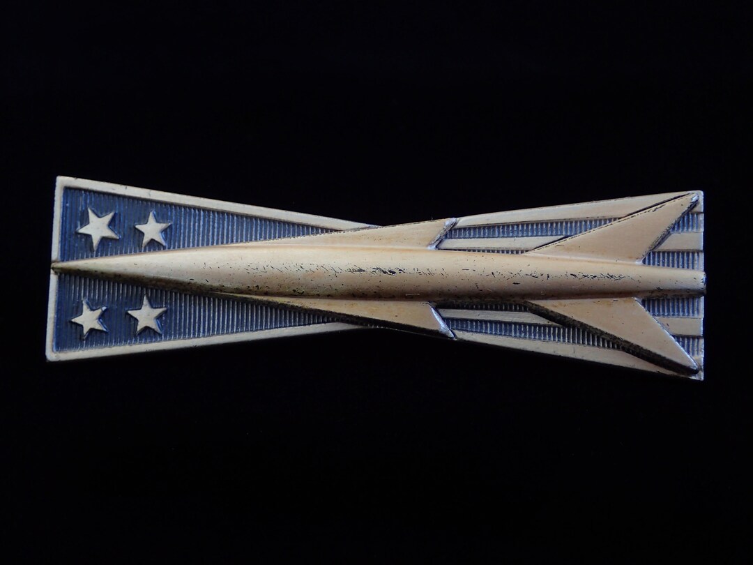 Air Force Missile Maintenance Pin/cap Badge. From the 1960s. Silver ...