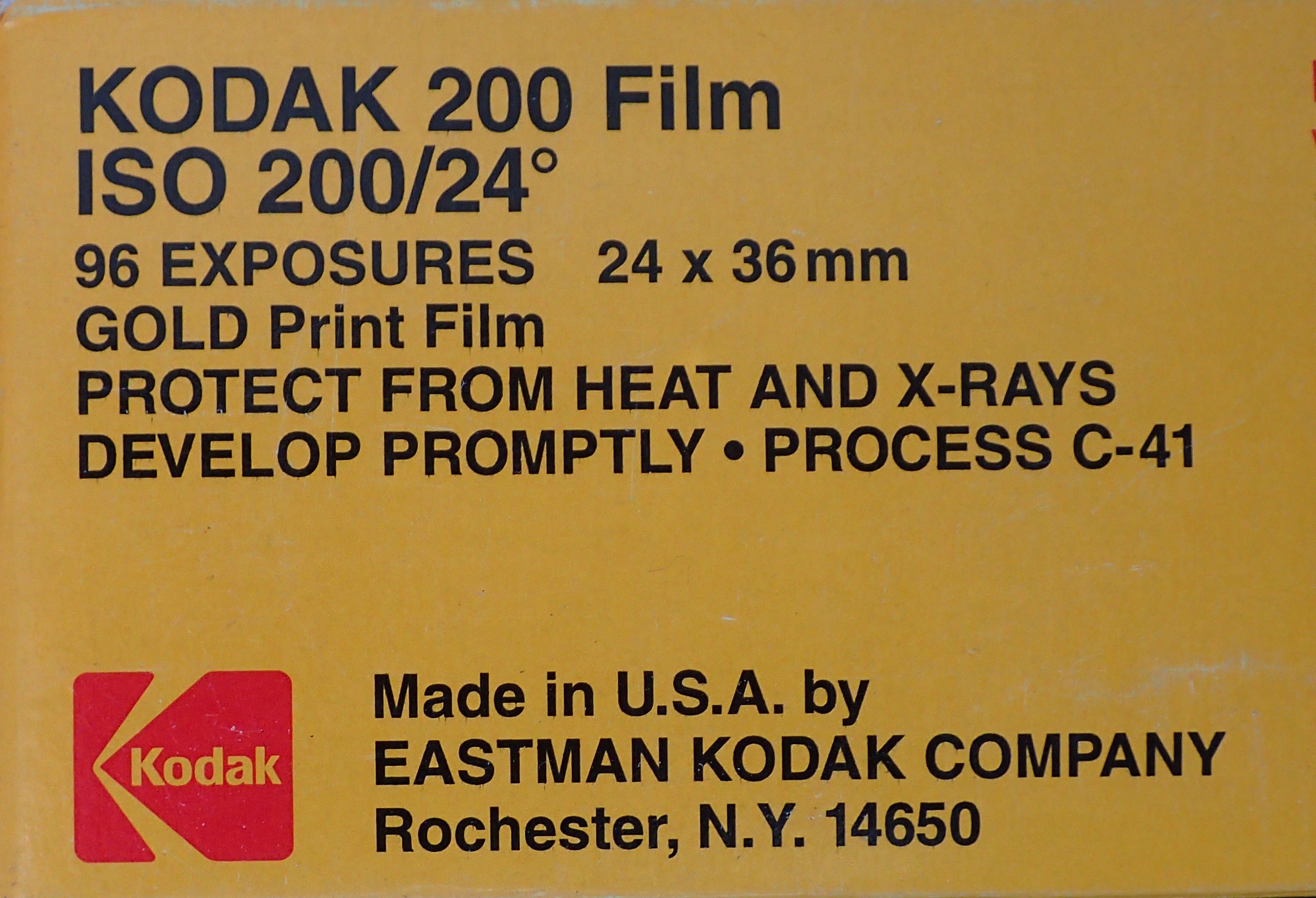Kodak Film. 200 Speed. 4 Roll Pack. Expired 02/2005. in Original ...