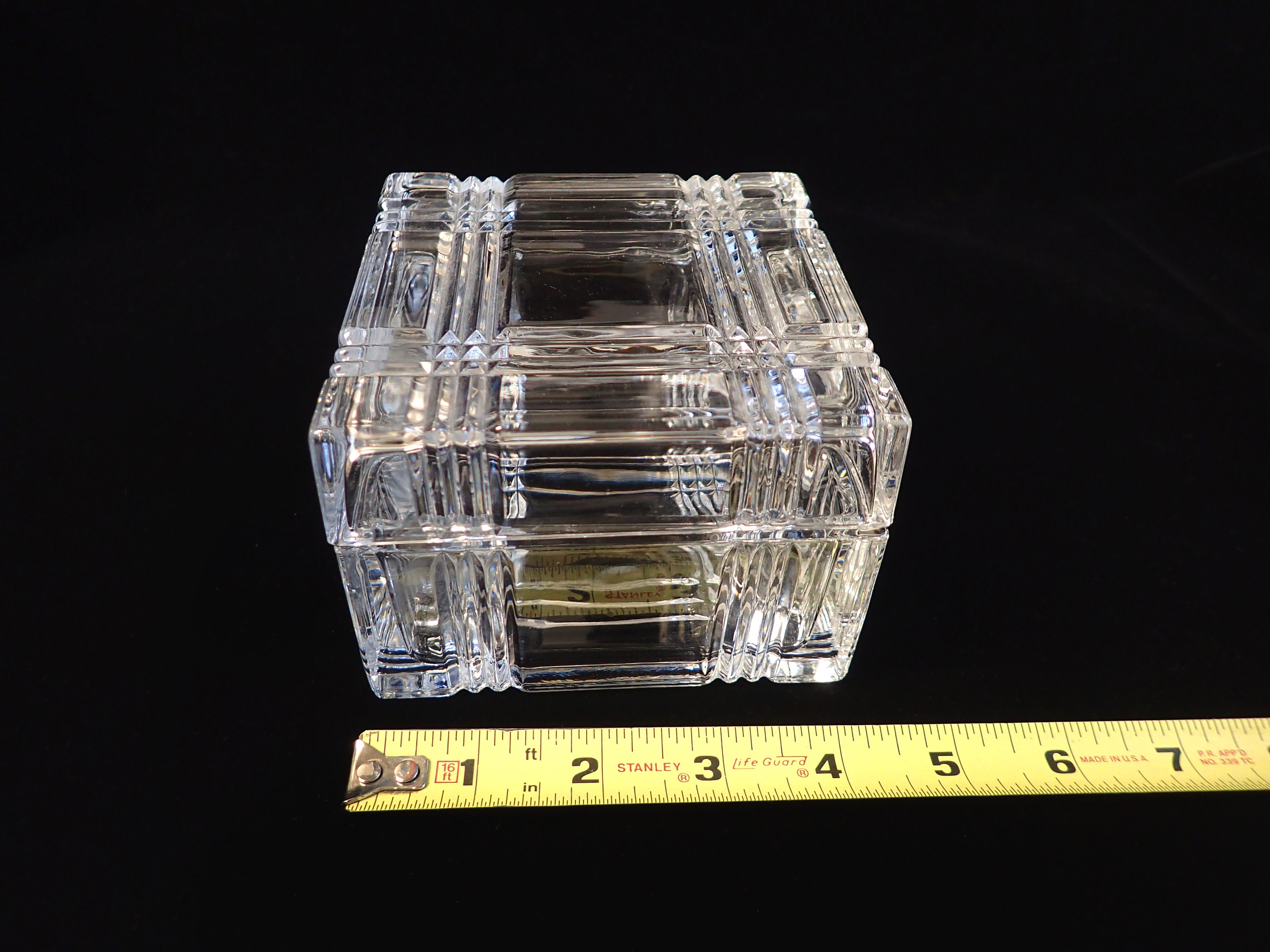 Vintage Lead Crystal Box. - Etsy