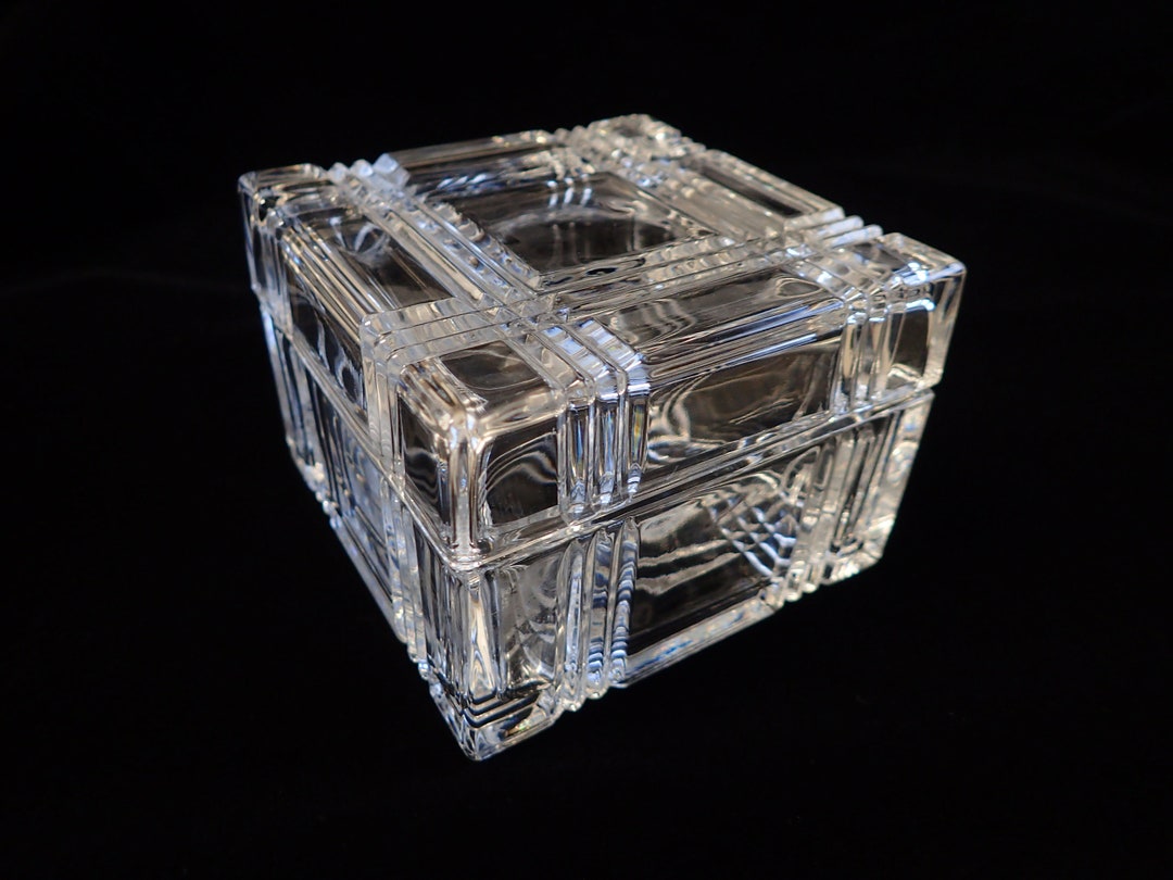 Vintage Lead Crystal Box. - Etsy
