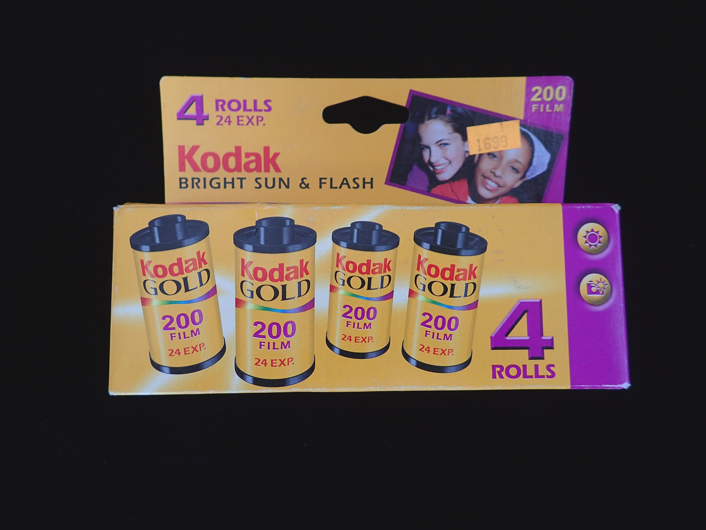 Kodak Film. 200 Speed. 4 Roll Pack. Expired 02/2005. in Original ...