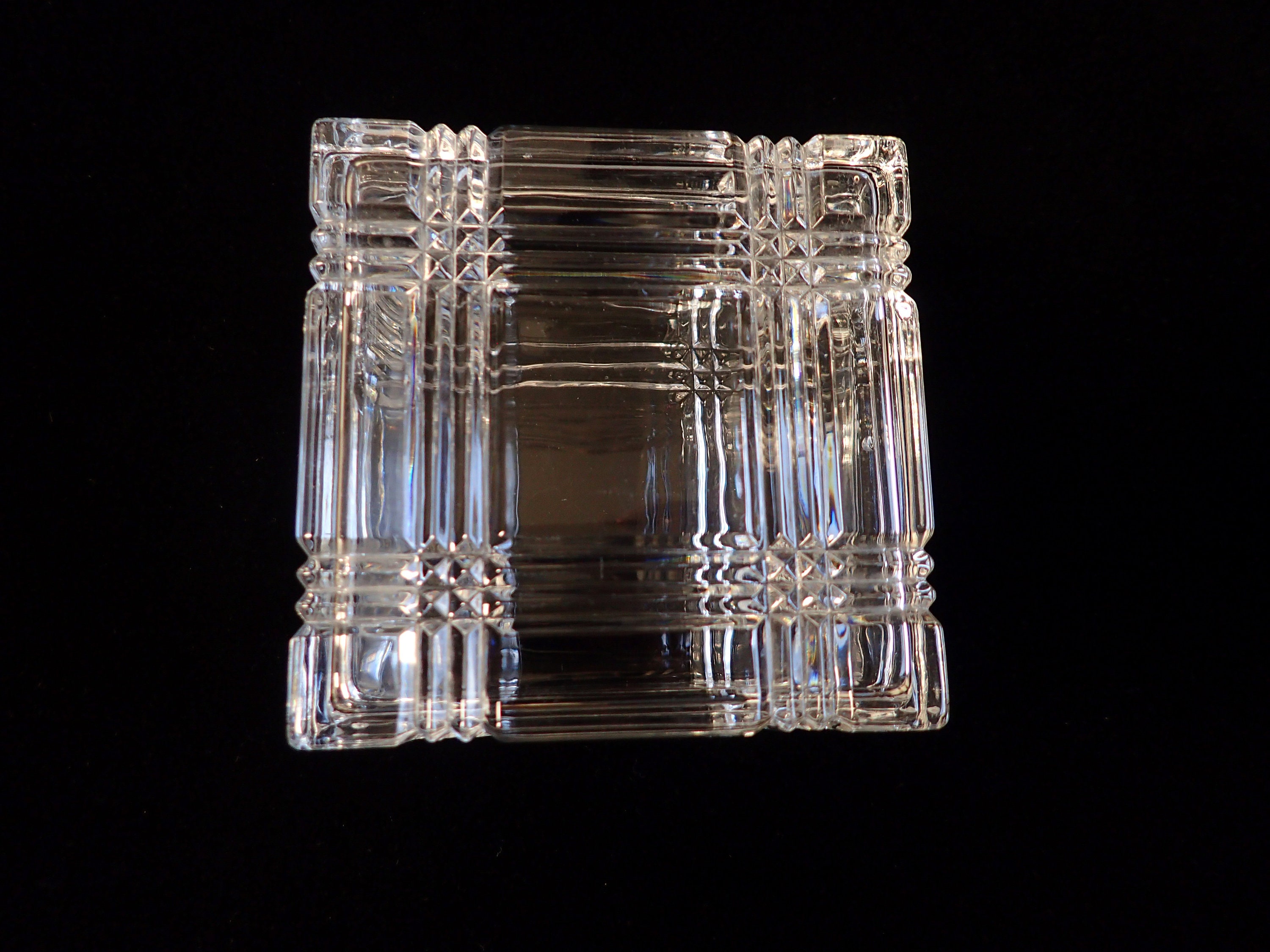 Vintage Lead Crystal Box. - Etsy