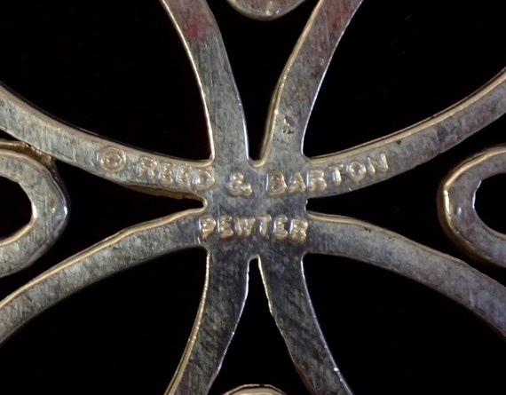 Vintage Reed and Barton Celtic Cross pendant/ornament… - Gem